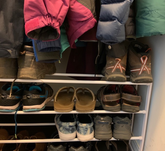 Shoe Rack Attack – Fixin' Leaks and Leeks